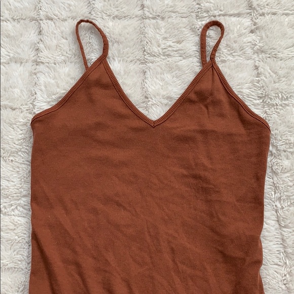 bp | Tops | Dark Brown Bodysuit | Poshmark